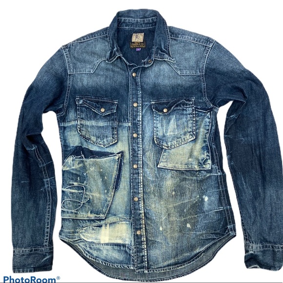 PRPS | Jackets & Coats | Prps Distressed Denim Jacket Small | Poshmark